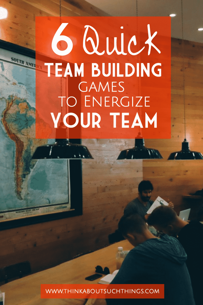 9 Team Building Activities For The Classroom | Think About Such Things