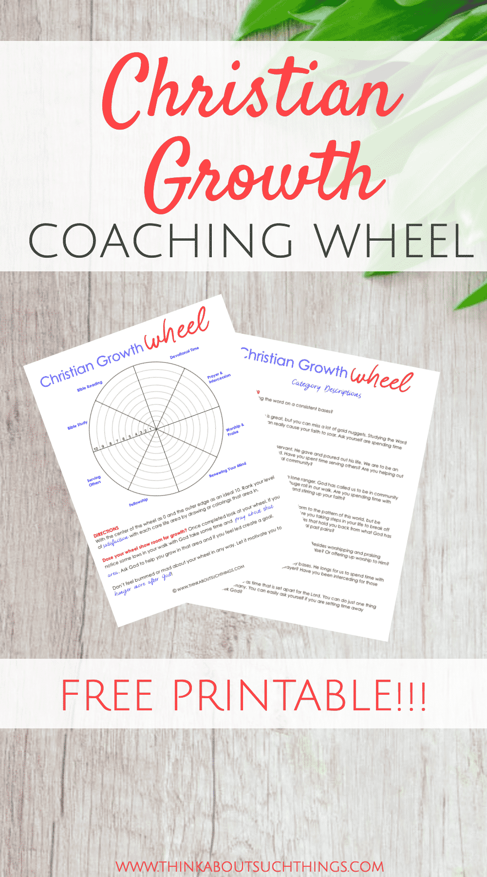Christian Growth Wheel To Mature Your Faith | Think About Such Things