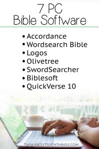 7 Bible Study Software For PC And MAC