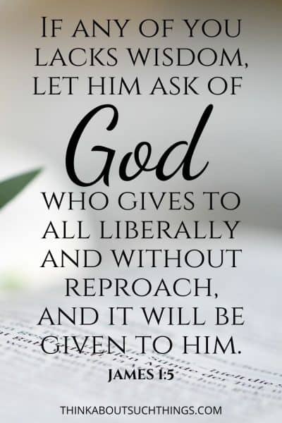 40 Life Changing Bible Verses About Wisdom | Think About Such Things