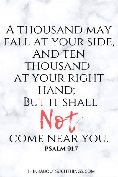 42 Powerful Bible Verses And Psalms About Protection | Think About Such ...