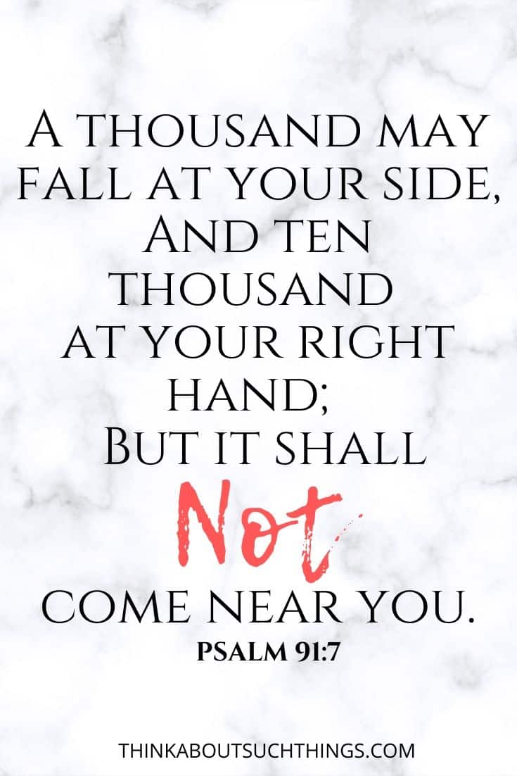 42 Powerful Bible Verses And Psalms About Protection | Think About Such ...
