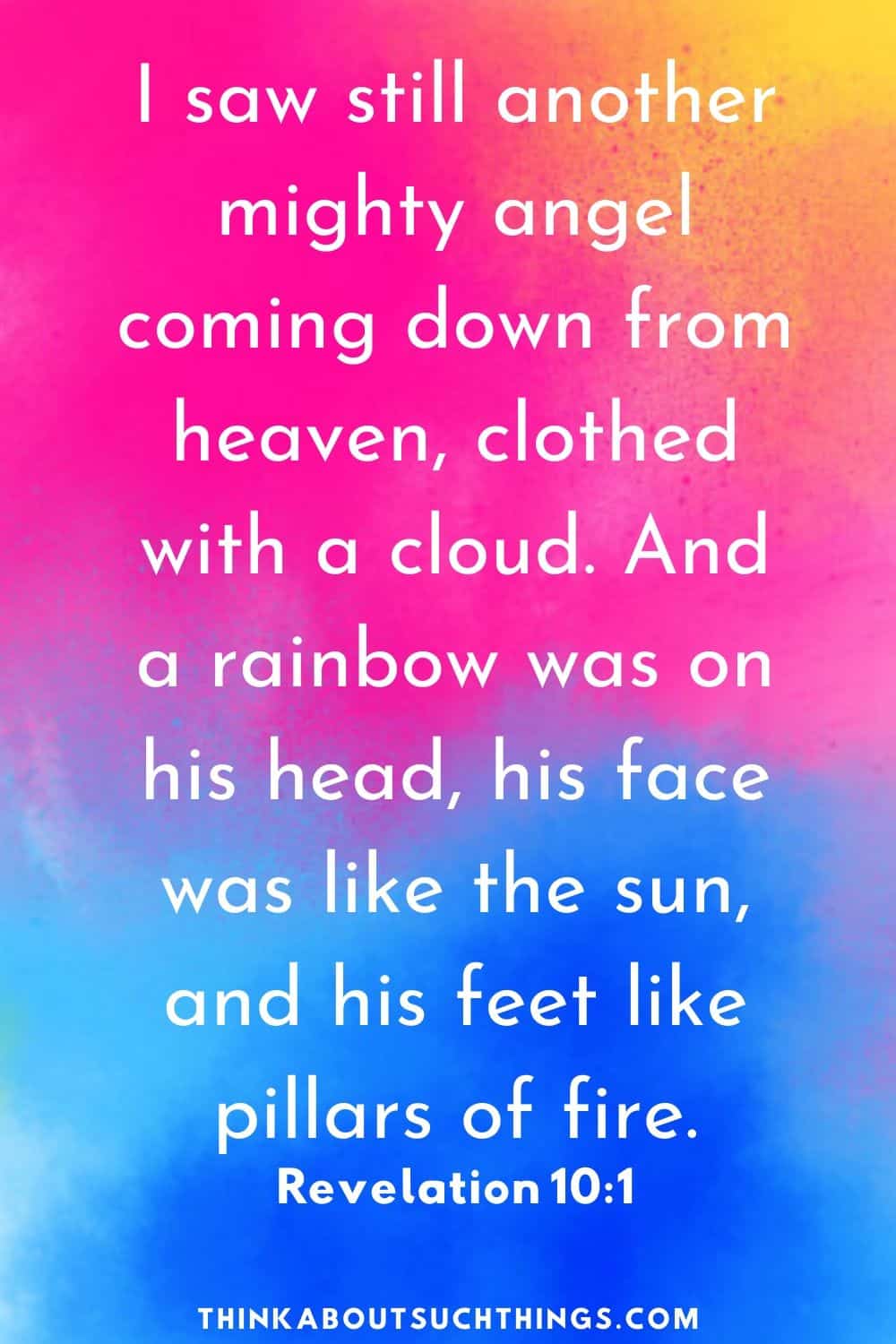 Beautiful Bible Verses About Rainbows | Think About Such Things