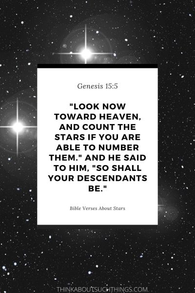 44 Interesting Bible Verses About Stars | Think About Such Things