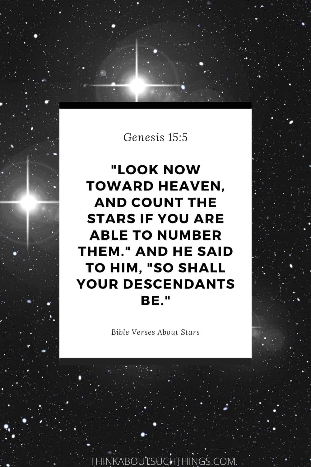44 Interesting Bible Verses About Stars | Think About Such Things