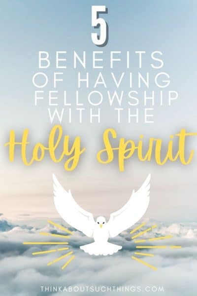 5 Benefits Of Having Fellowship With The Holy Spirit | Think About Such ...