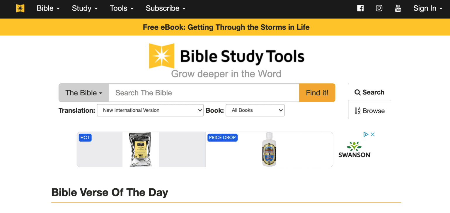 7 Best Bible Study Tools Online You Can Use For Free | Think About Such ...