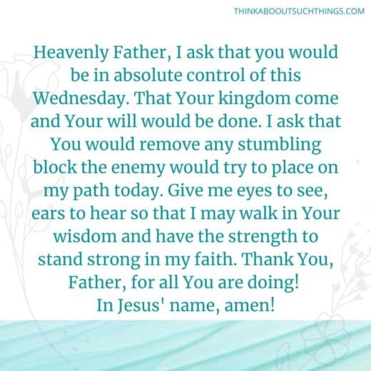 Wednesday Prayer: Powerful Prayers To Declare And Share [With Images ...