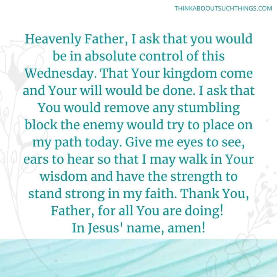 Wednesday Prayer: Powerful Prayers To Declare And Share [With Images ...