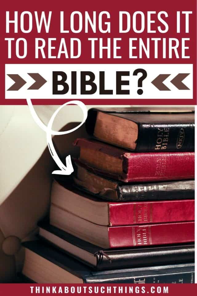 How Long Does It Take To Read The Bible 4 Ways To Read The Entire How Long Does It Take To Read The Bible 4 Ways To Read The Entire