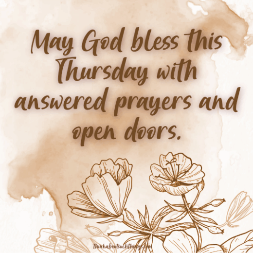 35 Thursday Blessings: Beautiful Blessings To Share And Pray [With ...