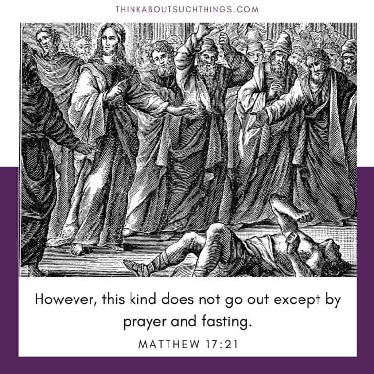 19 Powerful Bible Verses About Fasting | Think About Such Things