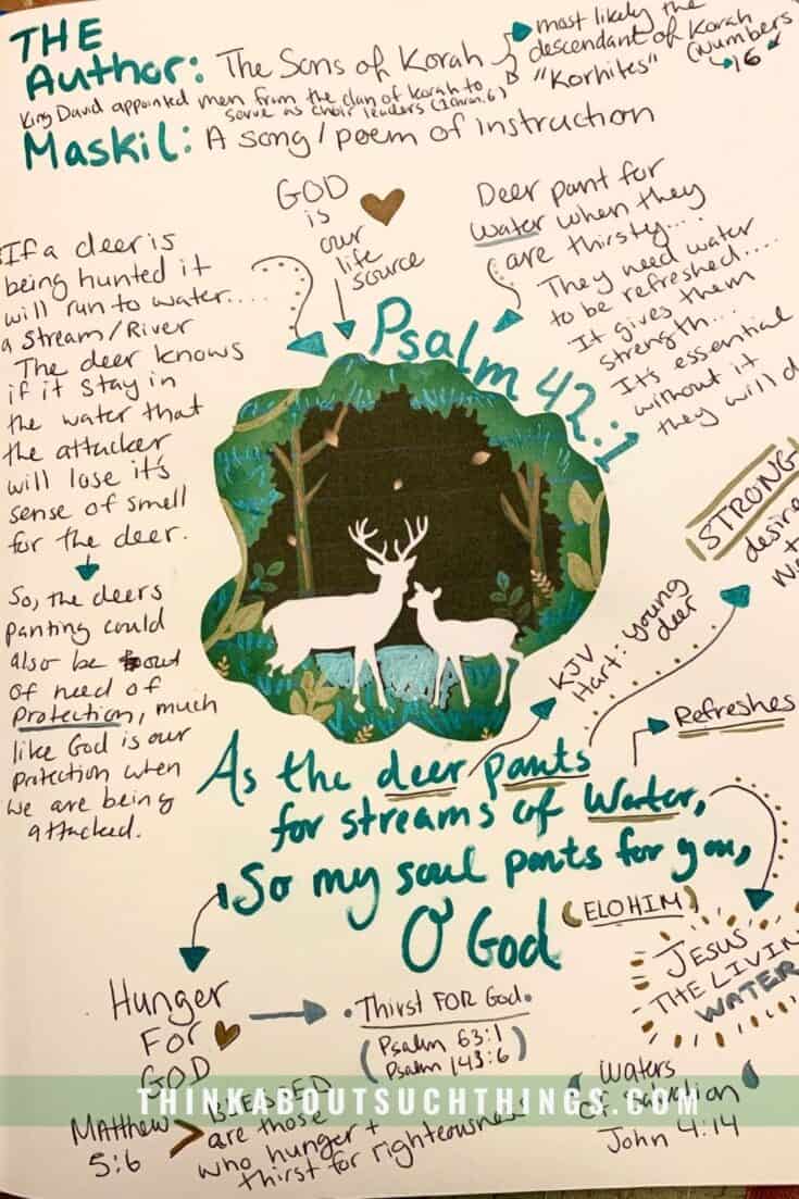 Psalm 42:1 - The Meaning Behind As The Deer Pants | Think About Such Things