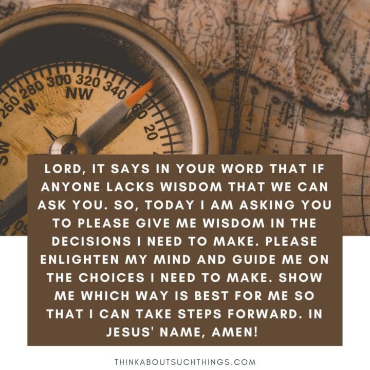 11 Mighty Prayers For Guidance And Wisdom For Your Life | Think About ...
