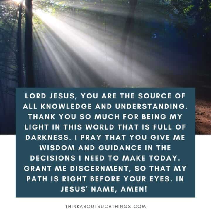 11 Mighty Prayers For Guidance And Wisdom For Your Life | Think About ...