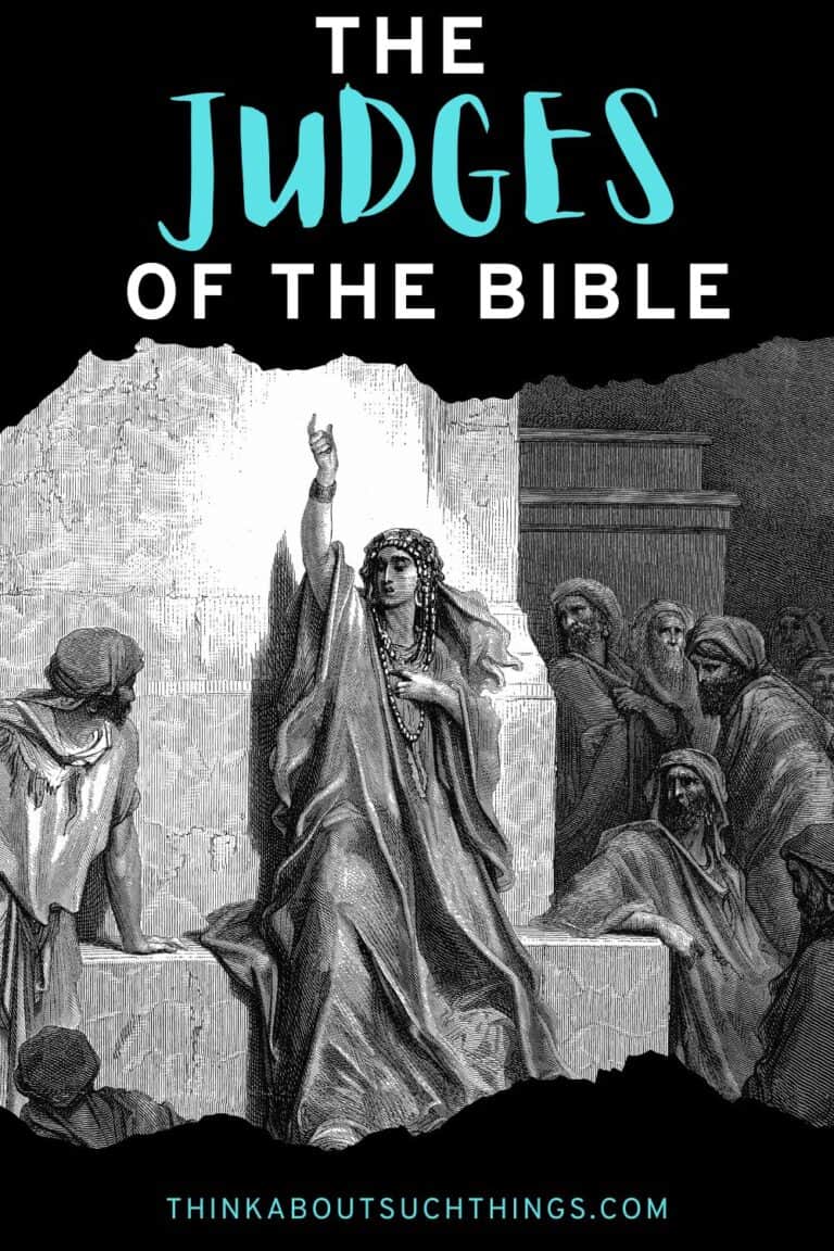 The 12 Judges Of The Bible: Overview, Facts And Lessons | Think About ...