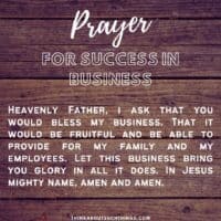 7 Mighty Prayers For Success In Business | Think About Such Things