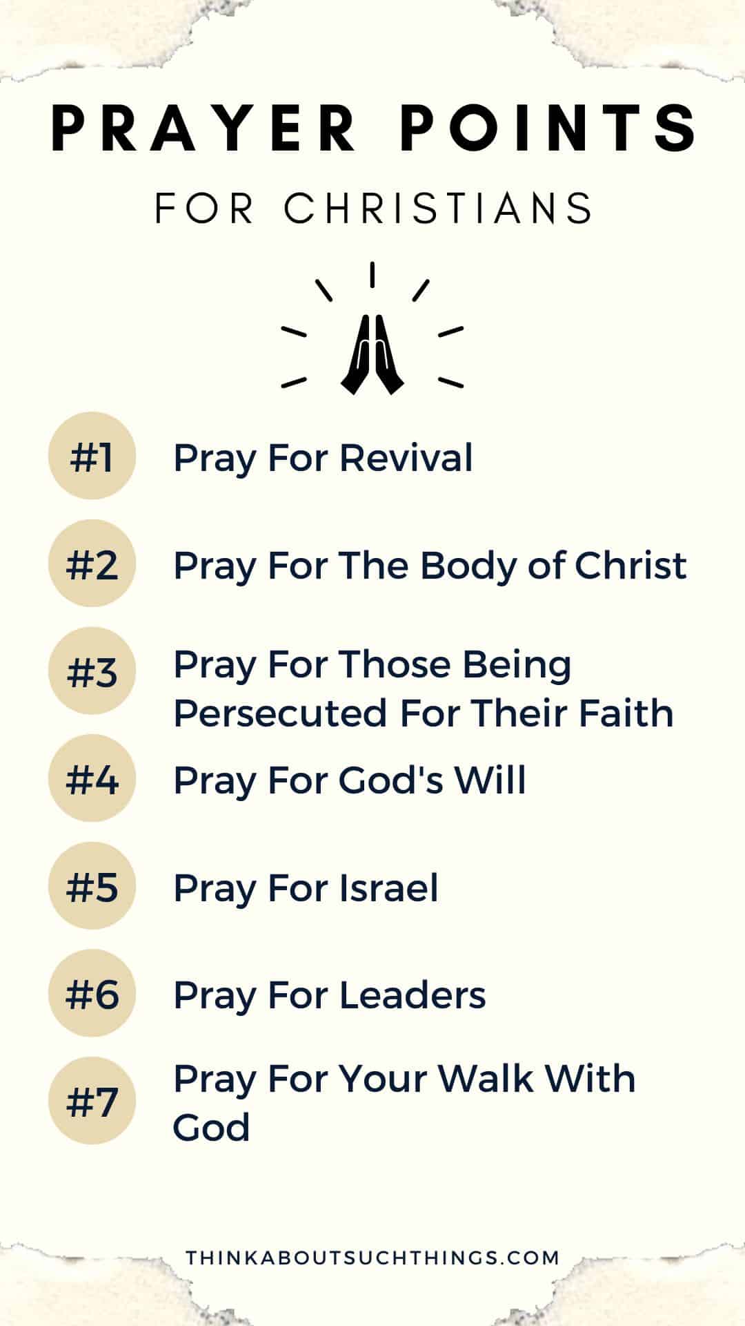 Prayer Points Topics 7 Things You Should Be Praying Think About