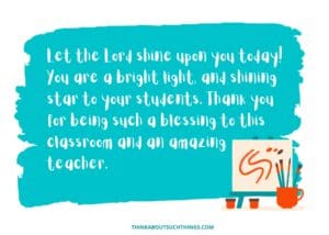 24 Uplifting Blessings For Teachers | Think About Such Things