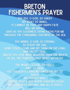 The Fisherman’s Prayer, Breton, And Other Fishing Prayers | Think About ...