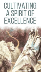 Having A Spirit Of Excellence As A Christian | Think About Such Things