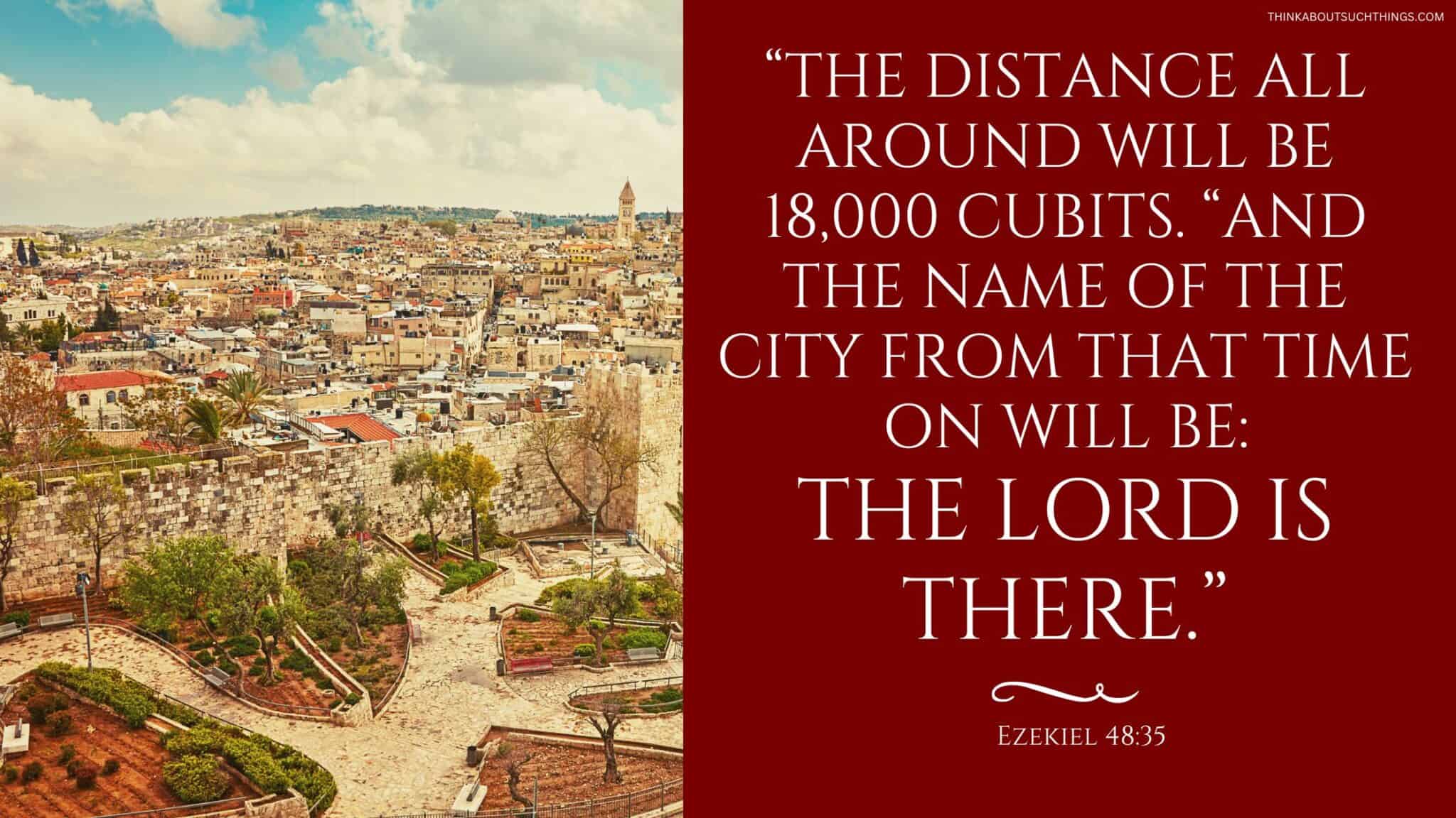 Jehovah Shammah: A Study On The Lord Is There | Think About Such Things