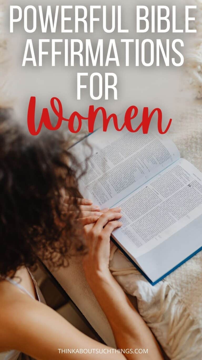 POWERFUL Biblical Affirmations For Women | Think About Such Things
