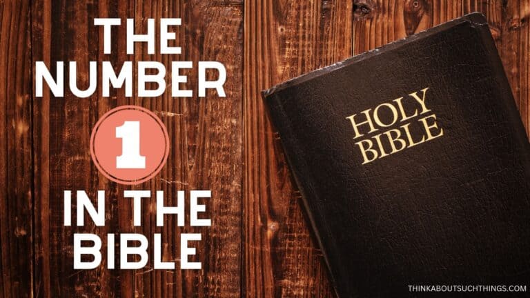 The Biblical Meaning Of The Number 1 | Think About Such Things