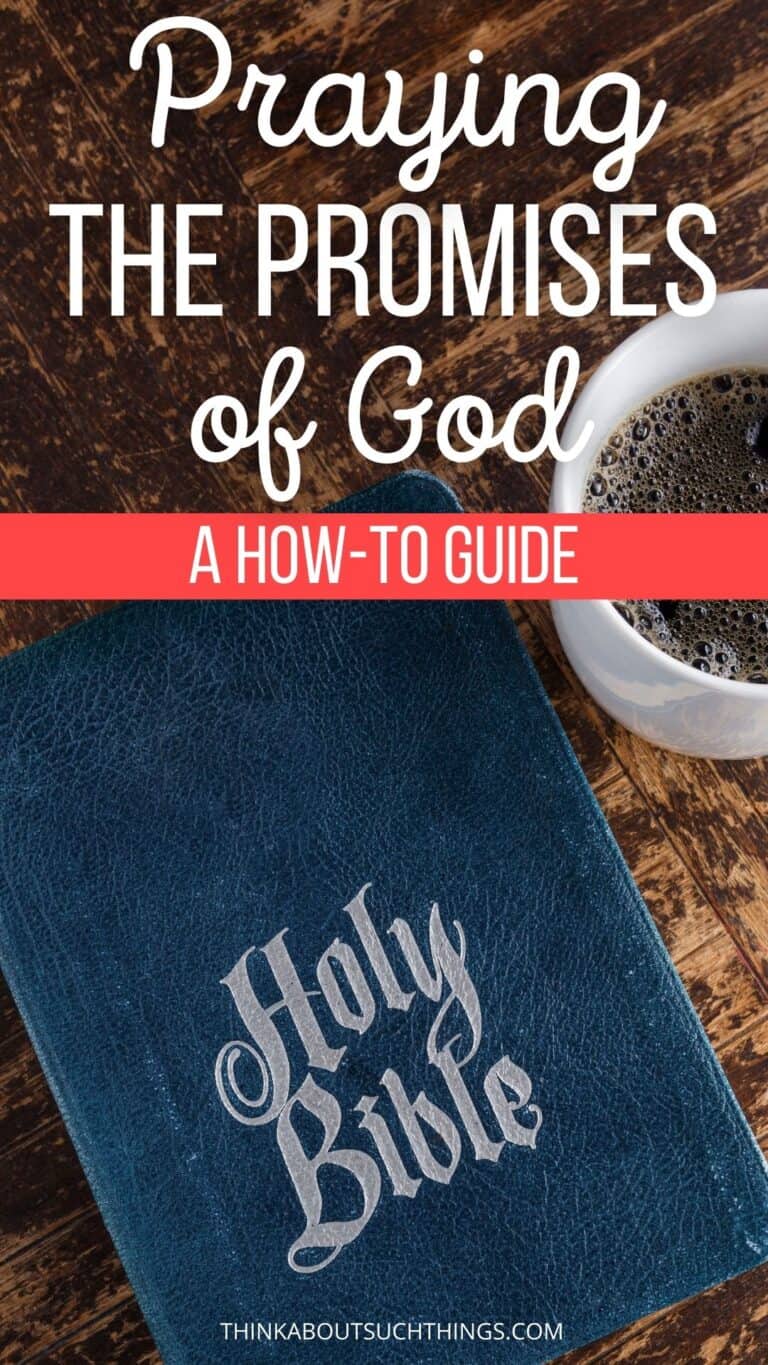 Praying The Promises Of God: A How-To Guide | Think About Such Things