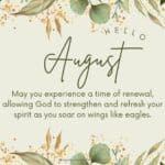 27 Beautiful August Blessings: Images & Quotes | Think About Such Things
