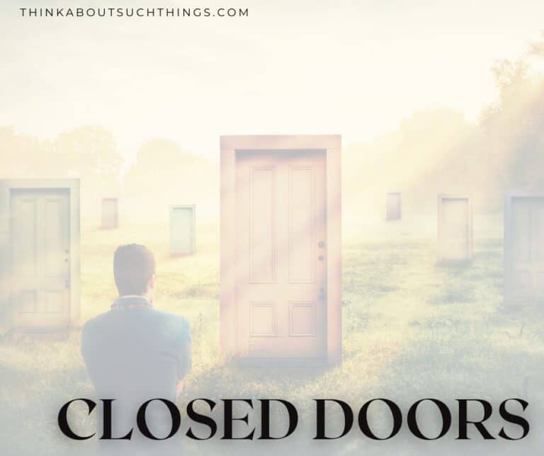 Doors In The Bible: Understanding Closed And Open Doors | Think About ...