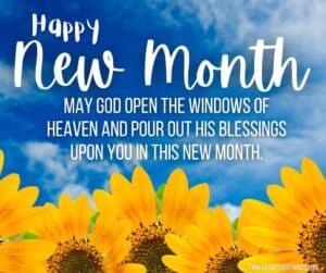 30 New Month Blessings Plus Images | Think About Such Things