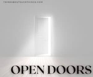 Doors In The Bible: Understanding Closed And Open Doors | Think About ...