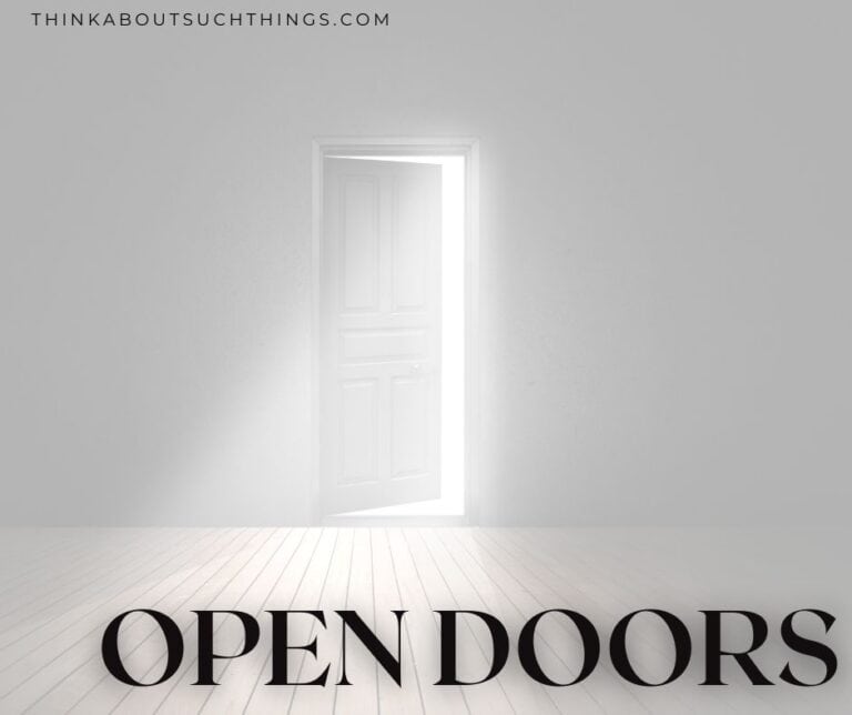 Doors In The Bible: Understanding Closed And Open Doors | Think About ...