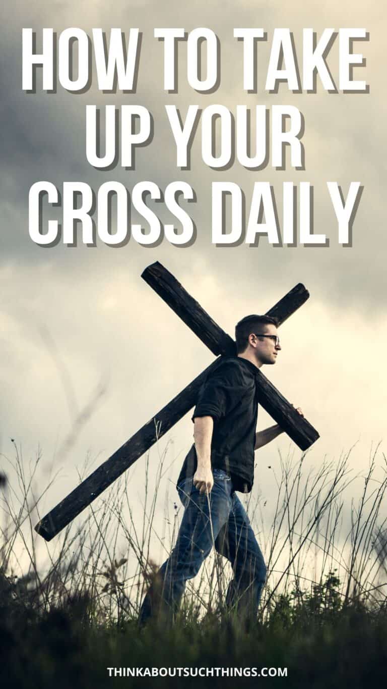 How To Take Up Your Cross Daily: The Meaning Of Luke 9:23 | Think About Such Things