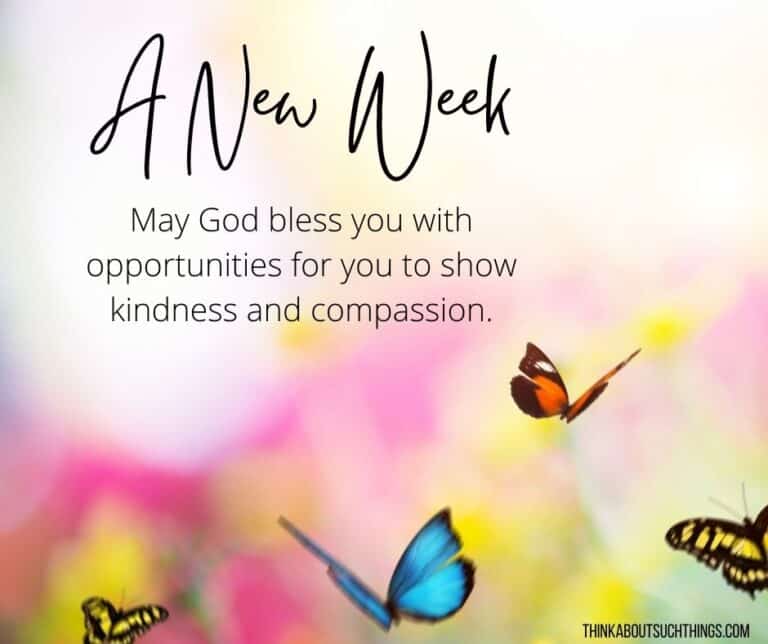 40+ New Week Blessing Quotes You Can Share | Think About Such Things