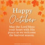25 Great October Blessings To Share This Fall | Think About Such Things