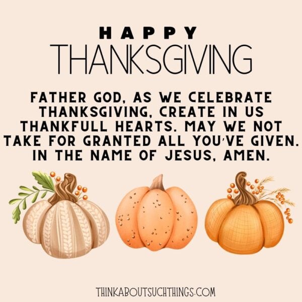 27 Short Thanksgiving Prayers To Share With Loved Ones (Plus Images ...