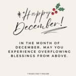34 Beautiful December Blessings To Share During The Holidays | Think ...