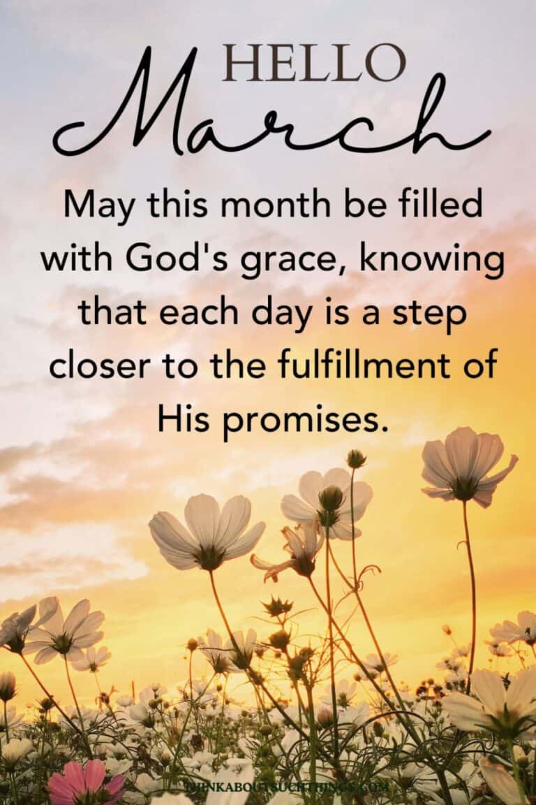 42 Beautiful March Blessings Plus Images | Think About Such Things