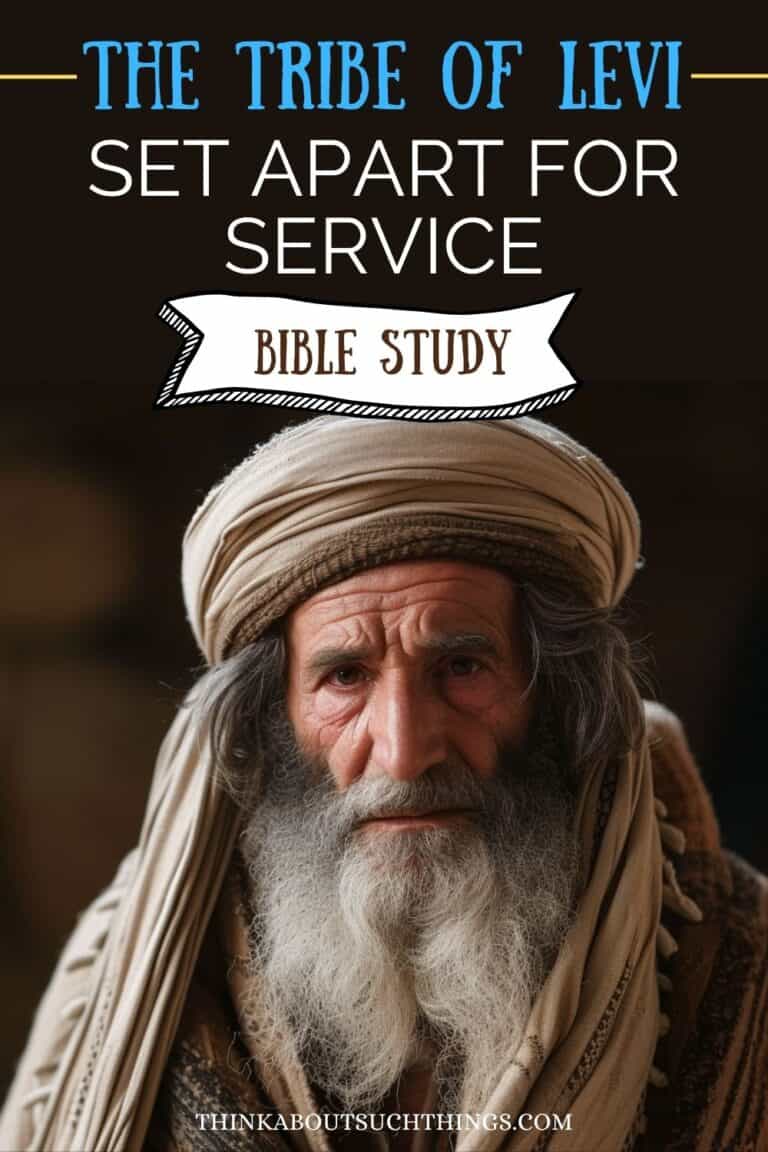 The Tribe Of Levi: Set Apart For Service | Think About Such Things