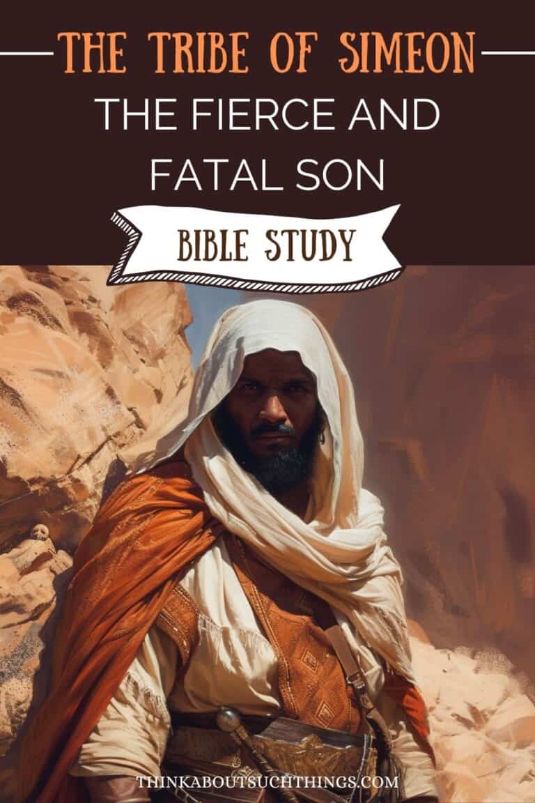 The Tribe Of Simeon: The Fierce And Fatal Son | Think About Such Things