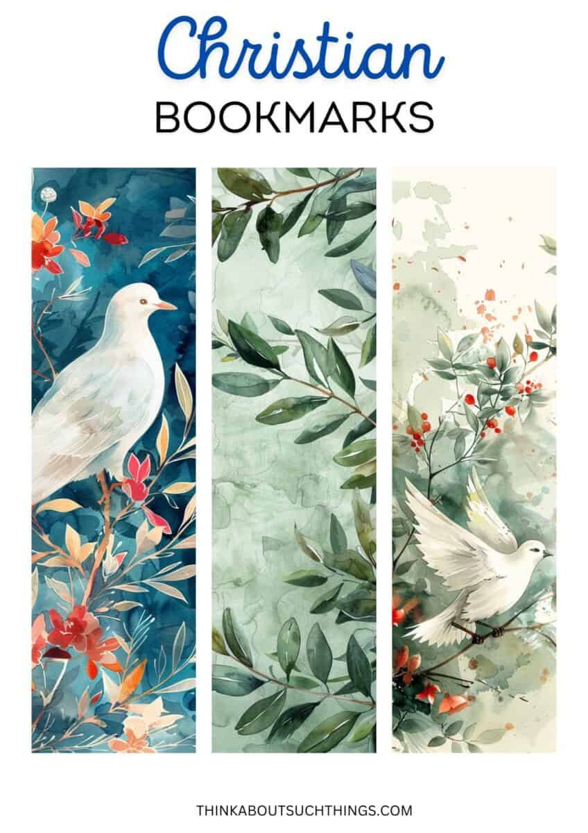 30 Free Christian Bookmarks You Can Print | Think About Such Things