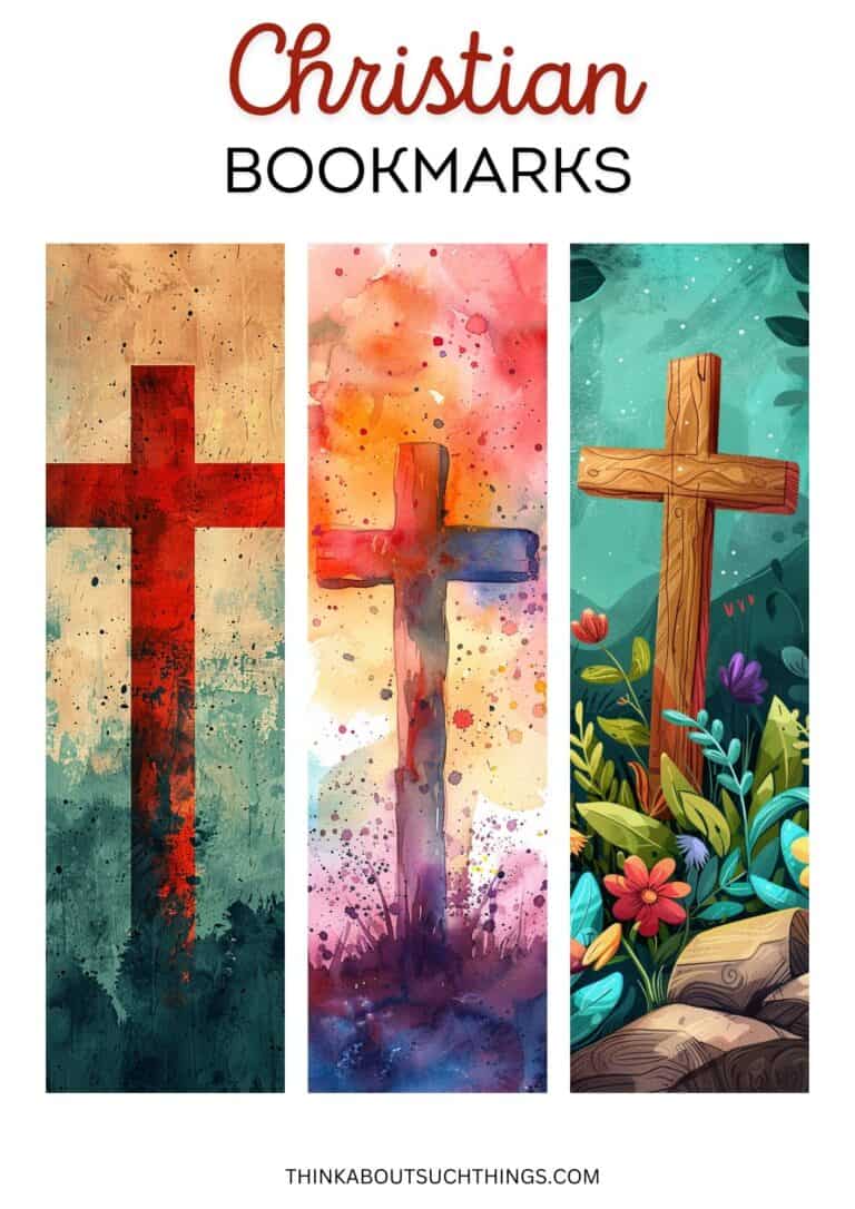 30 Free Christian Bookmarks You Can Print | Think About Such Things