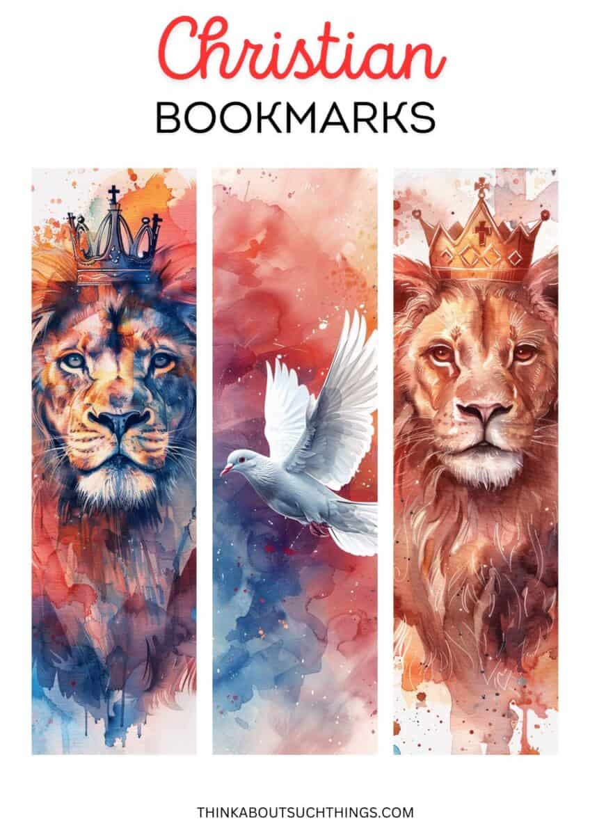 30 Free Christian Bookmarks You Can Print | Think About Such Things