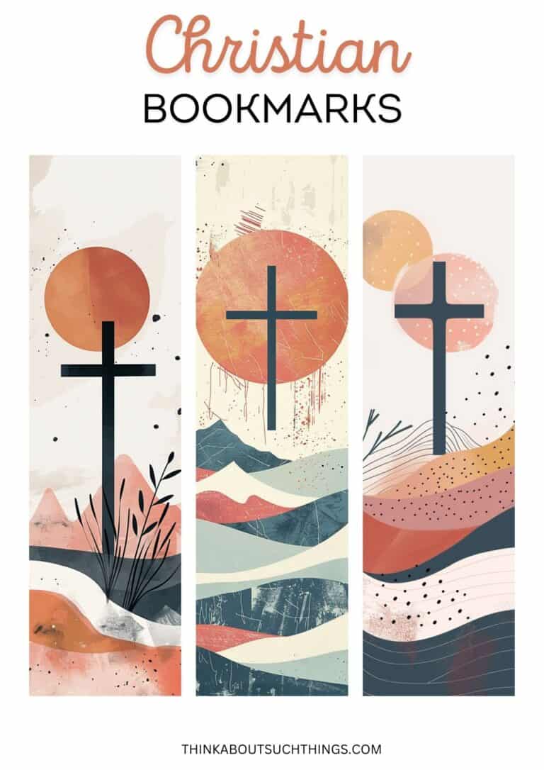 30 Free Christian Bookmarks You Can Print | Think About Such Things