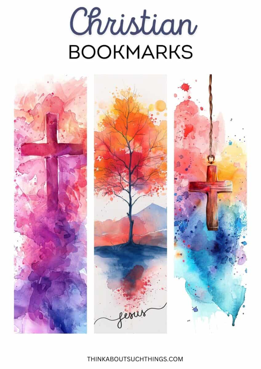 30 Free Christian Bookmarks You Can Print | Think About Such Things