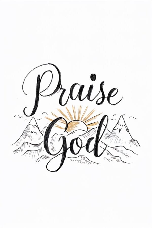 33 Creative Christian Drawings To Inspire You | Think About Such Things