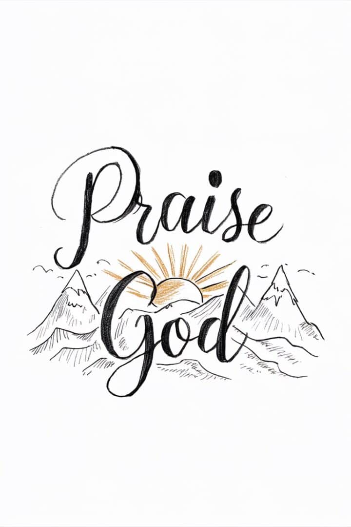 33 Creative Christian Drawings To Inspire You | Think About Such Things