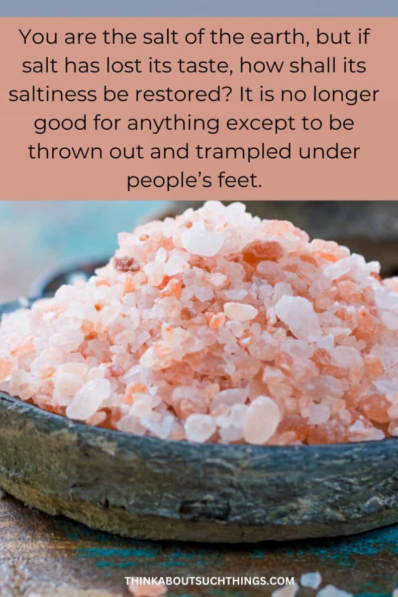 Salt In The Bible: The Symbolic Meaning And More | Think About Such Things